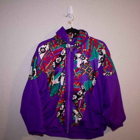 Jackets & Coats | 8s90s Polyester Vaporwave Alpinecore Jacket | Poshmark